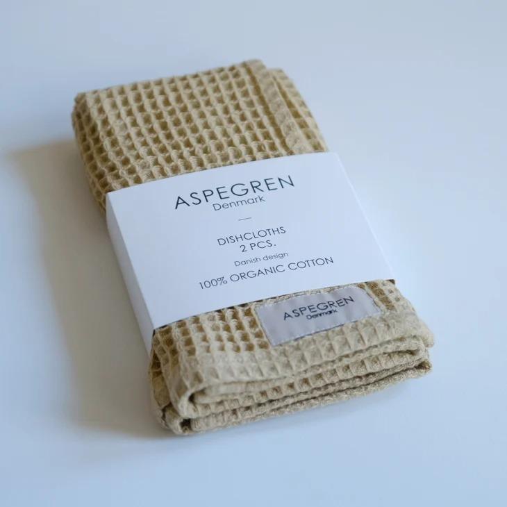 ASPEGREN Denmark (アスペグレンデンマーク) | 2PCS ディッシュクロス North (khaki) | キッチン雑貨 ...