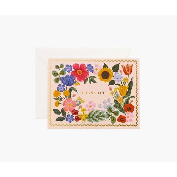 RIFLE PAPER CO. | BLOSSOM THANK YOU (GCT064) グリーティングカード ライフルペーパー ...
