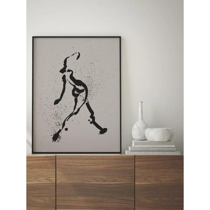 PROJECT NORD | ABSTRACT FIGURE POSTER アートプリント/ポスター (50x70cm) : 北欧雑貨と音楽 ...