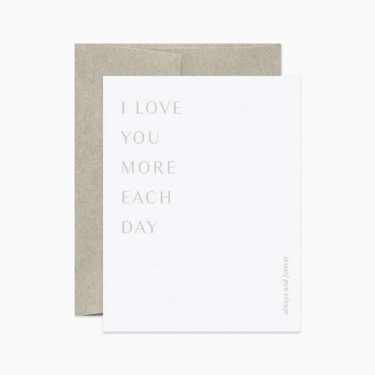 EVERMORE PAPER CO. | LOVE YOU MORE CARD グリーティングカード : 北欧雑貨と音楽 HAFEN ハーフェ ...