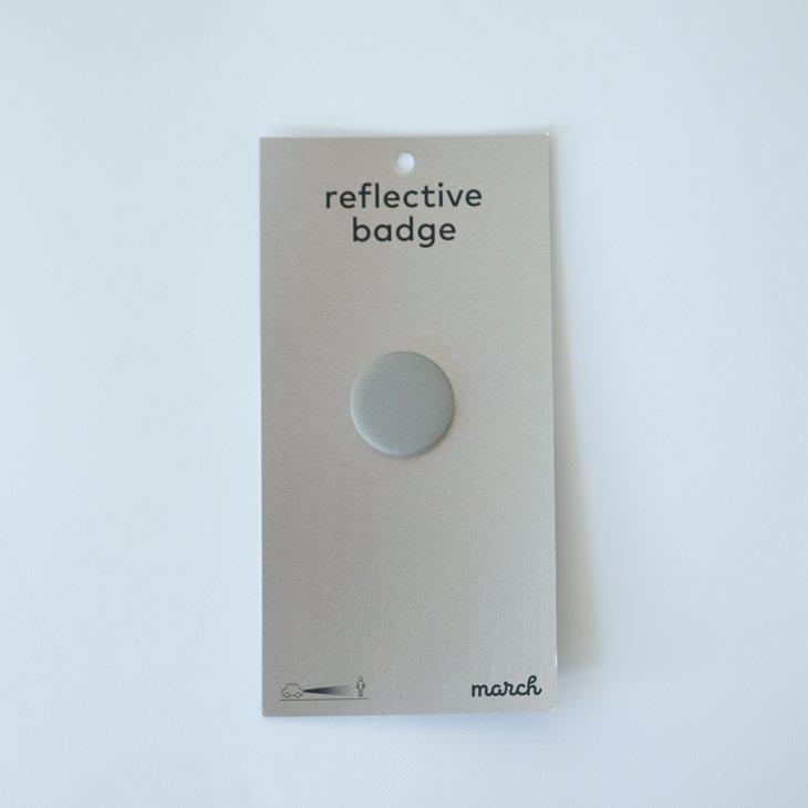 march (マーチ) | reflective badge MINI (metallic gold) リフレクティブバッジ 自転車 バッグ ...