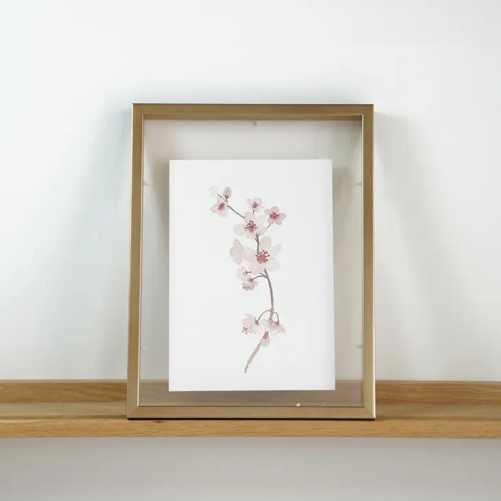 COLOR WATERCOLOR | Cherry Blossom #4 (pink) A4 アートプリント/ポスター メール便送料無料 北欧 シンプル おしゃれ : 北欧雑貨と音楽 ...