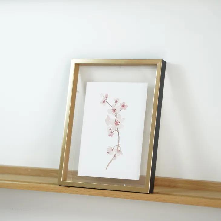 COLOR WATERCOLOR | Cherry Blossom #4 (pink) A4 アートプリント/ポスター メール便送料無料 北欧 シンプル おしゃれ : 北欧雑貨と音楽 ...