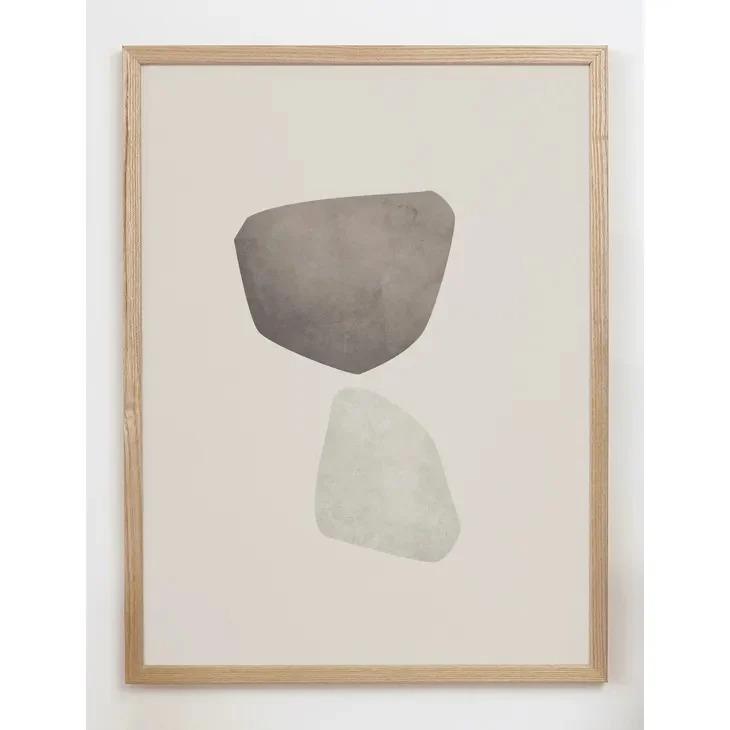 CARO PRINTS | Abstract Neutral Art Print (GMTC-4301) アートプリント/アートポスター ...