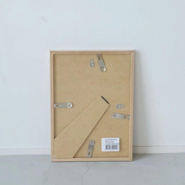 POSTER & FRAME | Oak Nature Frame A4 ポスターフレーム 額縁 オーク 木製 : 北欧雑貨と音楽 HAFEN ...