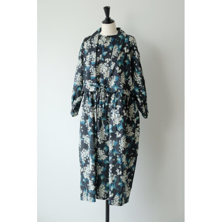 the last flower of afternoon | layered dress (black) ワンピース お洒落 : 北欧雑貨と ...