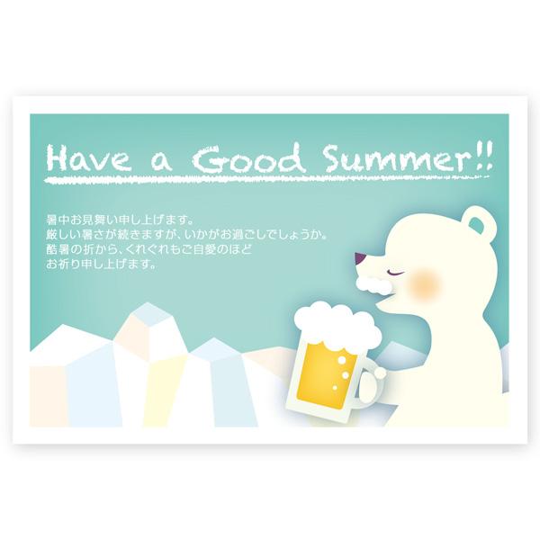 5枚 暑中見舞い ハガキ 夏 挨拶状 葉書 暑中 はがき SS-101 : ハガキストア - 通販 - Yahoo!ショッピング