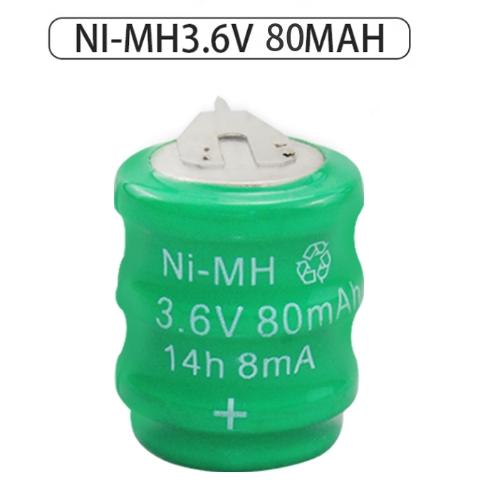 Ni-MH 二次電池3.6V 80mAh NiMH 円筒形 タブ付 BIOS CMOS バックアップ用 : 珍果屋 - 通販 - Yahoo!ショッピング