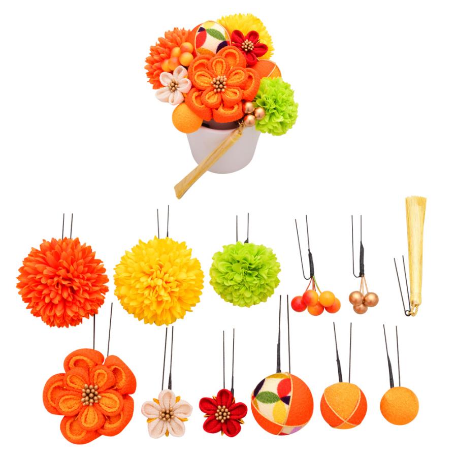 Arenca 髪飾り 美和花 No.8334 12点セット 】 成人式 振袖 かみかざり かんざし パーツ ヘアアクセサリー アレンカ 振袖用 前撮り 卒業式 着物 浴衣 七五三 ...