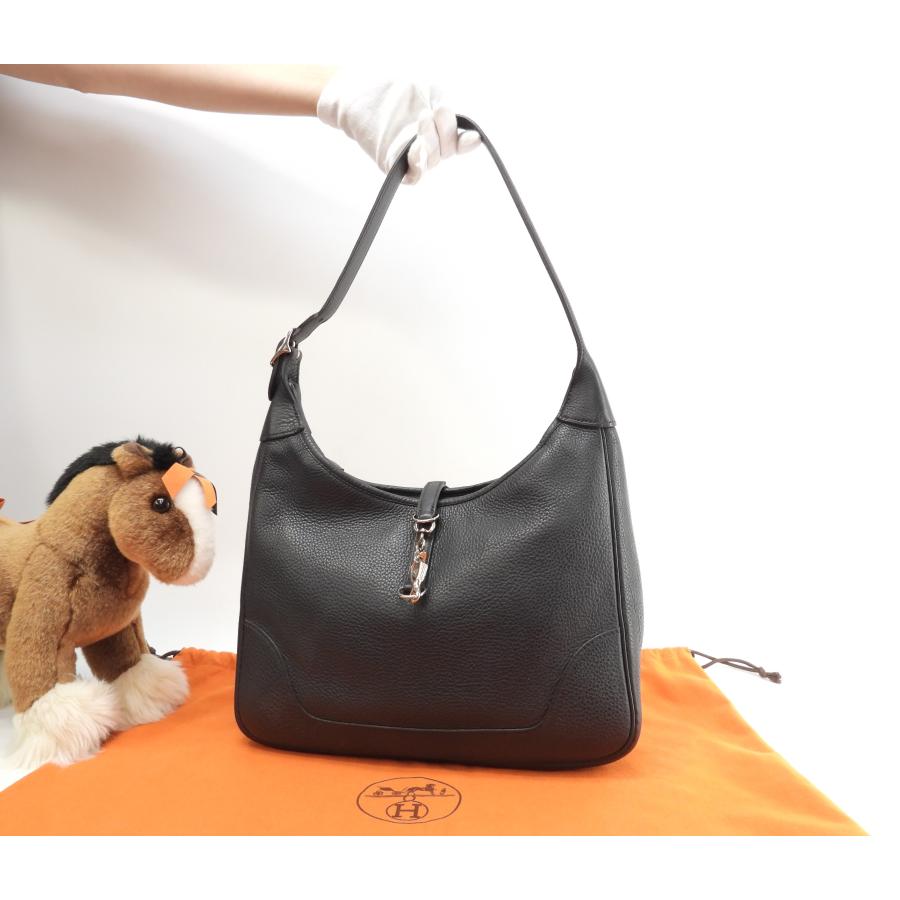 HERMES エルメス トリム31 トリヨンクレマンス 黒 ホーボーバッグ セミショルダーバッグ@ B : ブランドショップhaibanyaYahoo!店 - 通販 - Yahoo!ショッピング