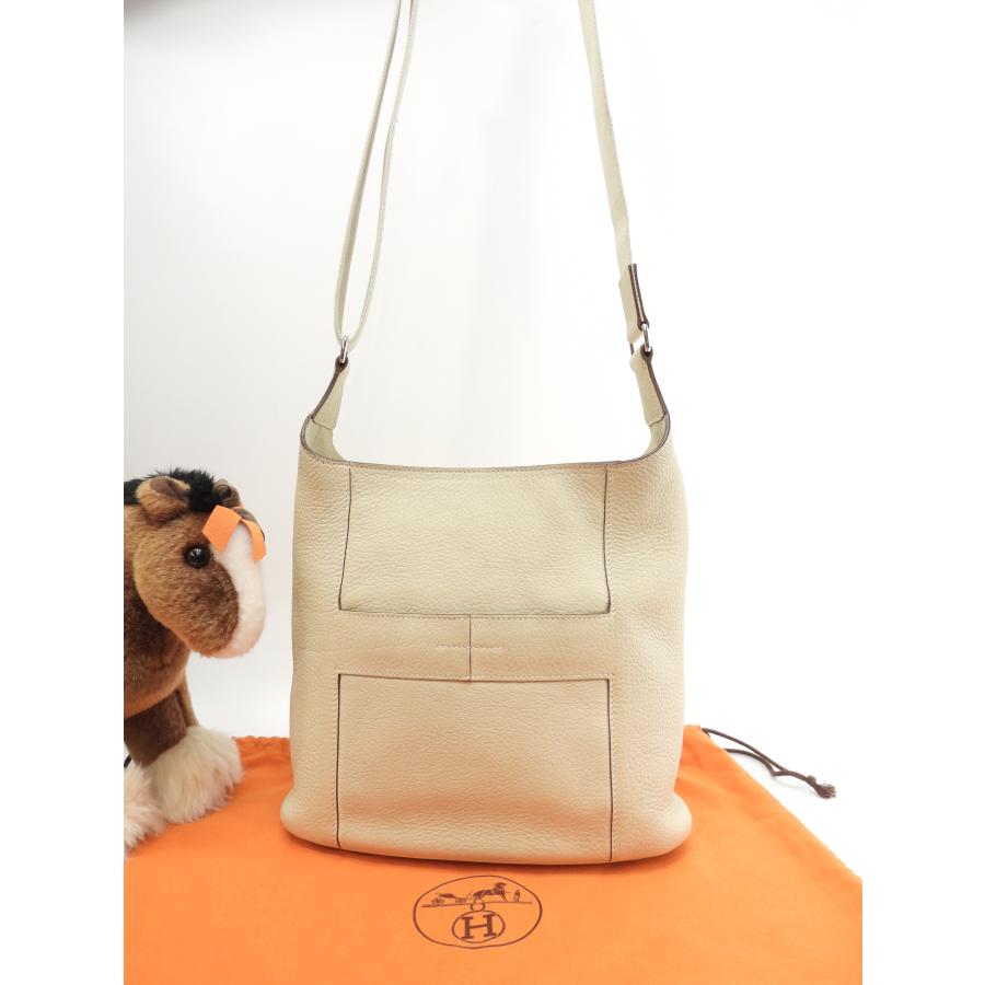 HERMES エルメス グッドニュースPM トリヨンクレマンスレザー マーシマン ポシェット クロスボディバッグ@ L : ブランドショップ ...