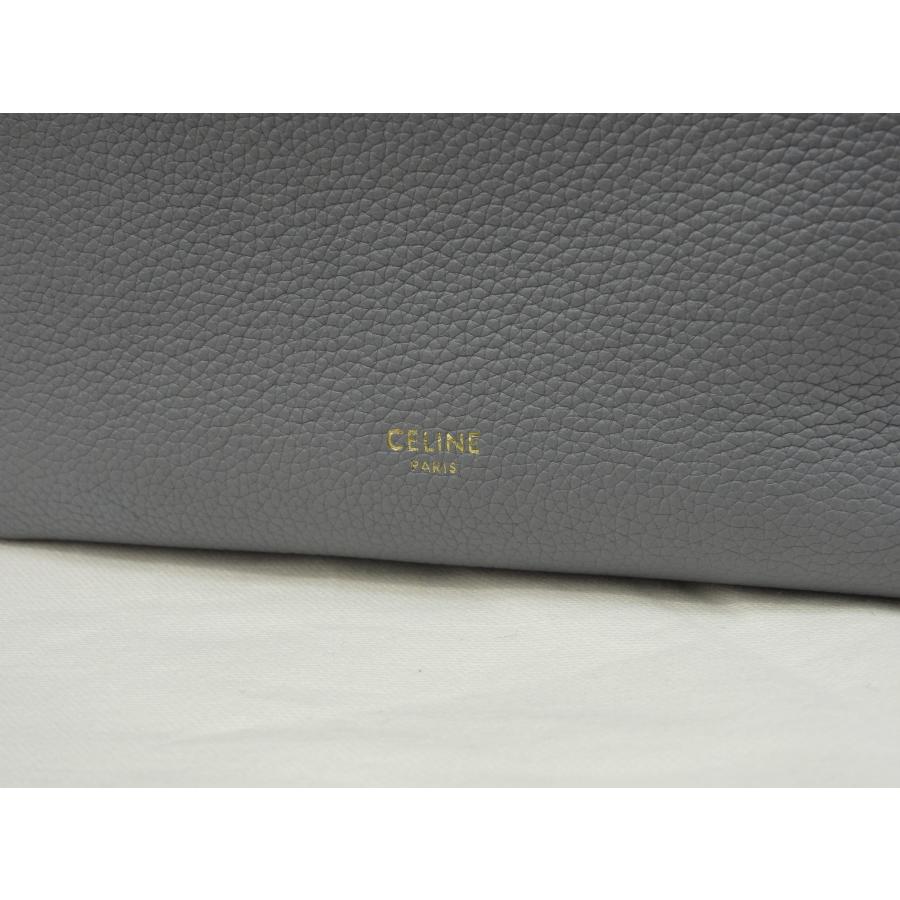 セリーヌ ソーサングルバケット スモール レザー薄青 ショルダーバッグ@U-SL-5116 : 17463 : ブランドショップhaibanyaYahoo!店 - 通販 - Yahoo!ショッピング