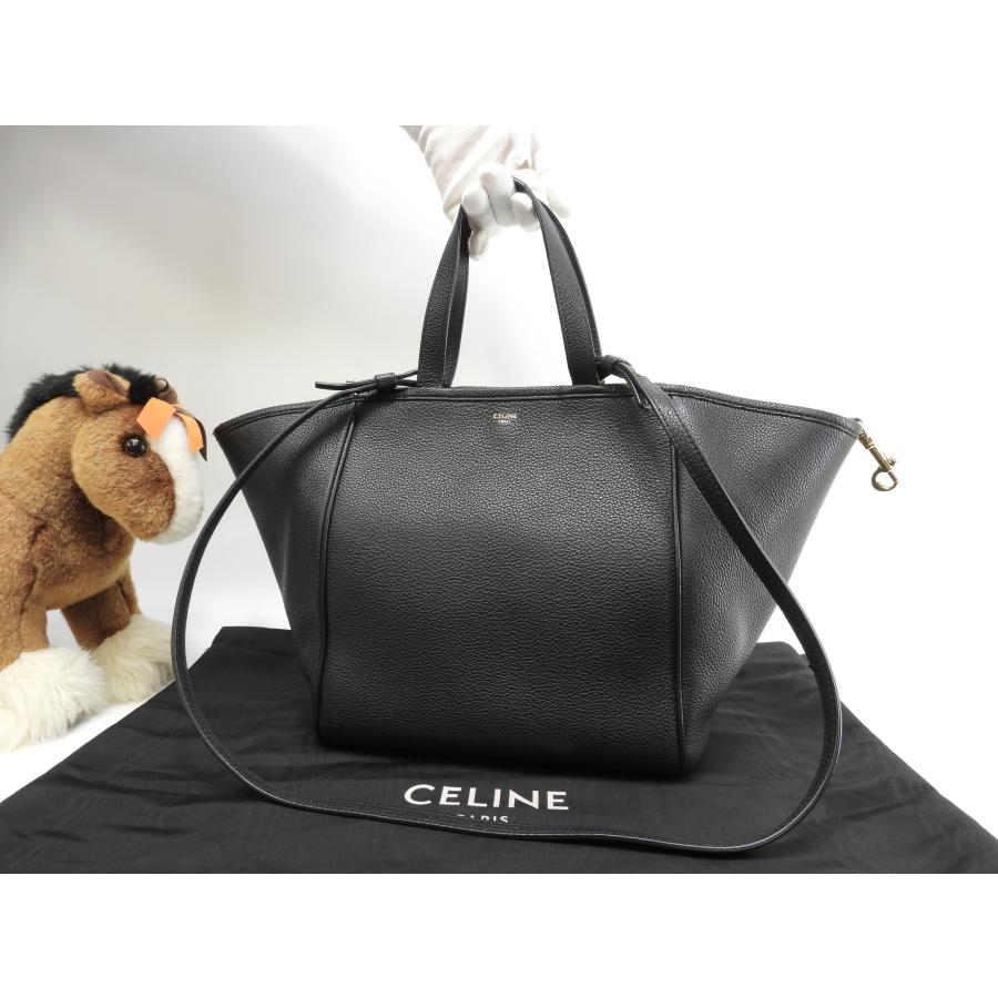 CABAS（CELINE） セリーヌ フォールドカバ スモール レザー黒 s付ミニトートバッグ ポシェット 美品@S-SL-4290 : ブランドショップhaibanyaYahoo!店 ...