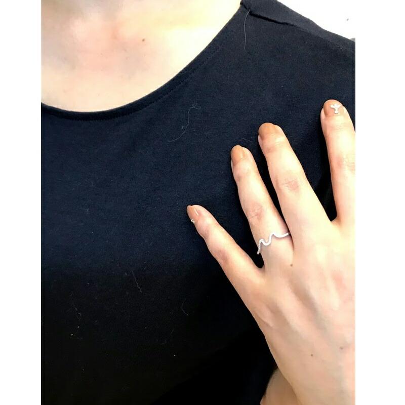 当店限定ハワイ直輸入ハワイアンジュエリー リング ダブル・ウェーブリング WAVE リング 1mm幅 極細 ウェーブリング 波 スワロフスキー レディース 指輪 ハワ… :two ...