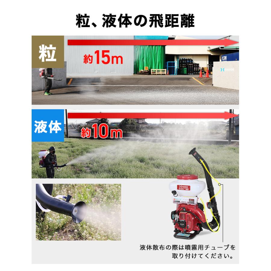 【公式】＜驚異の散布力＞散布機 エンジン式 26L 畑 水田 農薬 除草 HG-3WF-3A :hg-3wf-3an:HAIGE - 通販 - Yahoo!ショッピング
