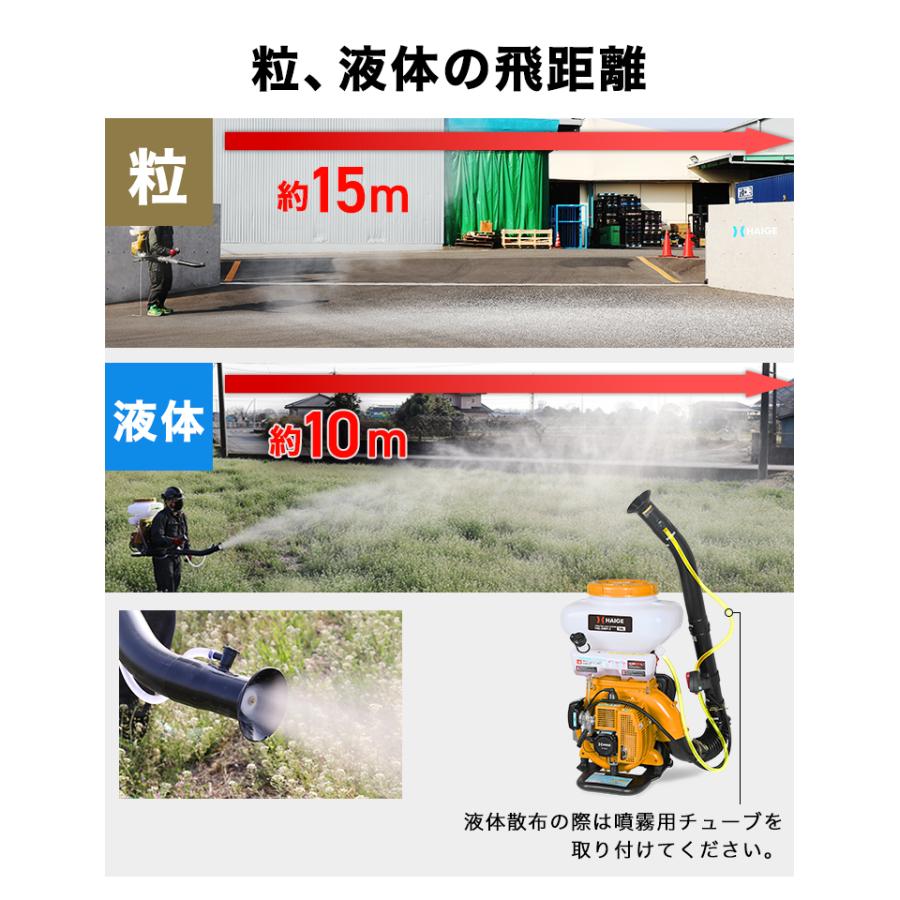 【公式】＜驚異の散布力＞散布機 エンジン式 14L 畑 水田 農薬 除草 HG-3WF-3 :hg-3wf-3n:HAIGE - 通販 - Yahoo!ショッピング