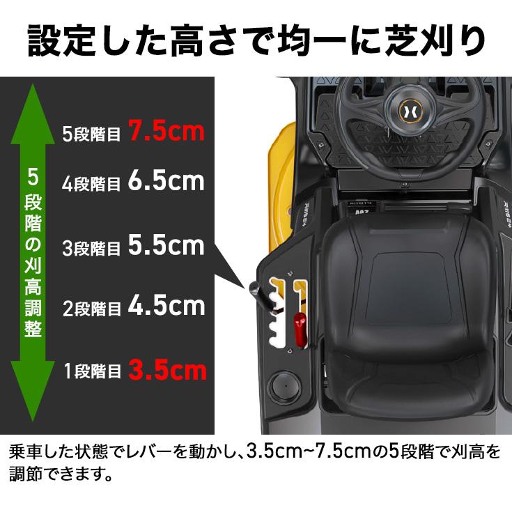 HAIGE ハイガー 乗用芝刈り機 エンジン式 草刈り機 W仕様（集草袋付き）6馬力 バーナイフ HG-M224RGB 1年保証 : HAIGE - 通販 - Yahoo!ショッピング