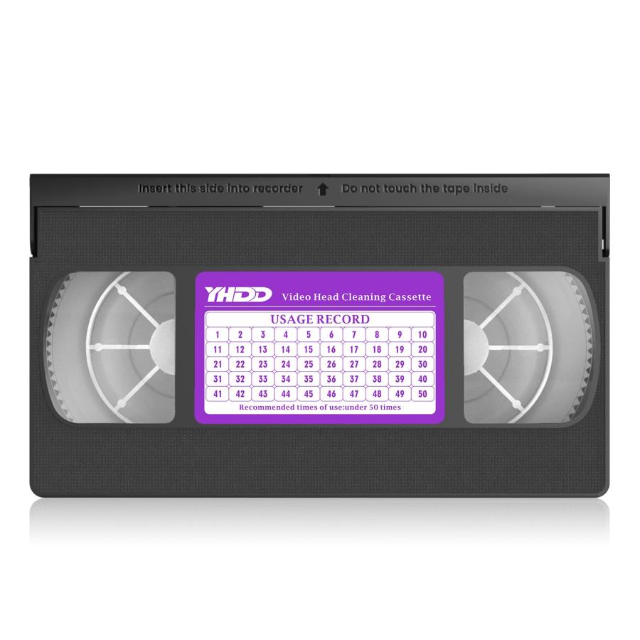 YHDD VCR ヘッドクリーナーテープ VHS/VCR ビデオプレーヤー用 ドライタイプ 再利用可能 50回 : はいじストア - 通販 - Yahoo!ショッピング