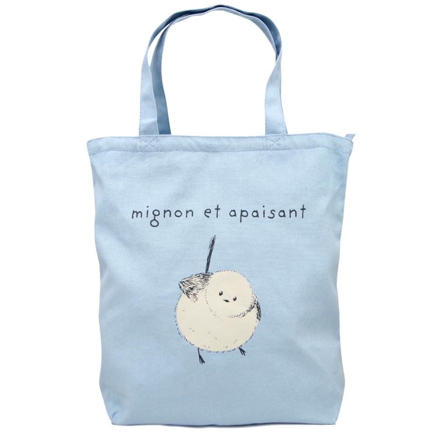 [アネス] A4ファイルが縦横入る ファスナー付き トートバッグ アニマルイラスト 帆布トート キャンバストート p557 シマエナガ/スカイブルー : はいじストア - 通販 - Yahoo ...