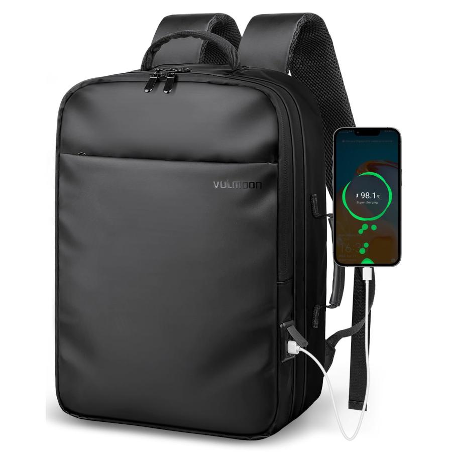 [Vulmoon] 2025年最新 マチ拡張可能！2層ポケット リュック ビジネスリュック メンズ 大容量 3way 軽量 防水 USB充電ポート 1 : はいじストア - 通販 ...