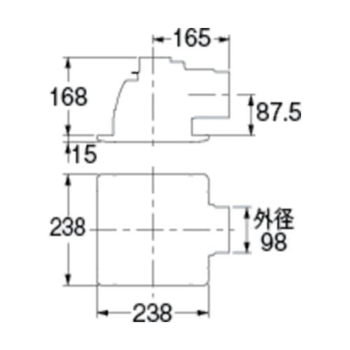 カクダイ:天井埋込型換気扇 型式:＃TS-TK180NS : 配管部品 ヤフー店 - 通販 - Yahoo!ショッピング