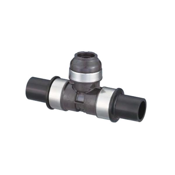 ダブルロックジョイント 異種管変換継手 WPT18型 HIVP変換チーズ 共用 HIVP13・13A・HIVP13 WPT18-131313 ...