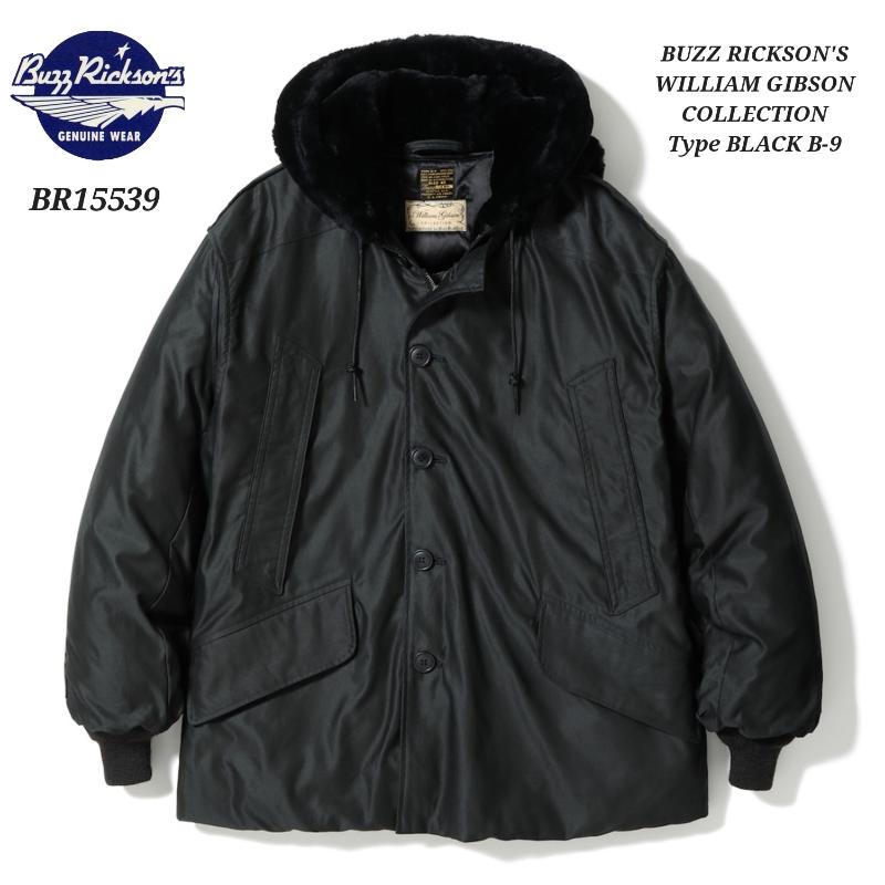 BUZZ RICKSON'S WILLIAM GIBSON COLLECTION Type BLACK B-9 バズリクソンズ フライトジャケット BR15539 : はいからや - 通販 ...