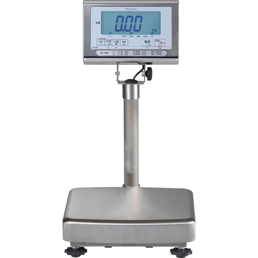 クボタ KL-IP2-K32S ひょう量32kg 防水型デジタル台はかり 検定付 日本製 Kubota : kbo-klip2k32s : はかろうネット - 通販 - Yahoo!ショッピング