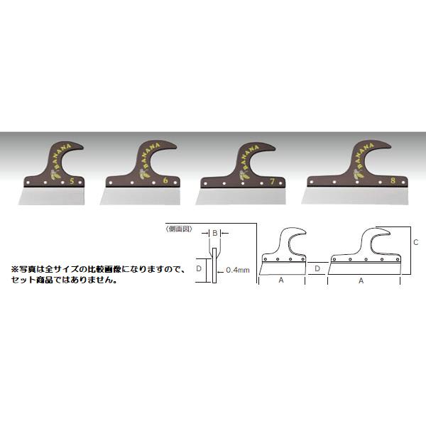 バナナヘラ 8 寸 : はけ屋 - 通販 - Yahoo!ショッピング