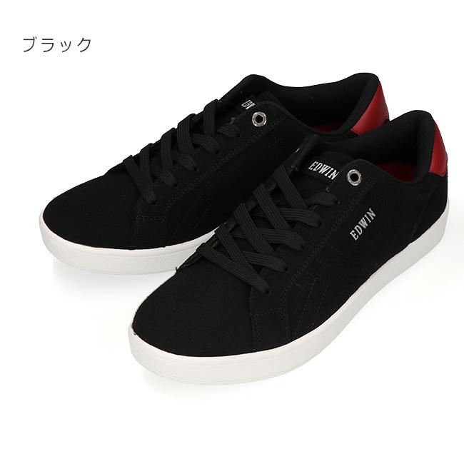 EDWIN エドウィン カジュアルシューズ メンズ 軽量 黒 ローカット 歩きやすい 履きやすい 滑りにくい 疲れない EDW-7014 スニーカー シューズ 通勤 通学 靴 : はきもの広場 ...