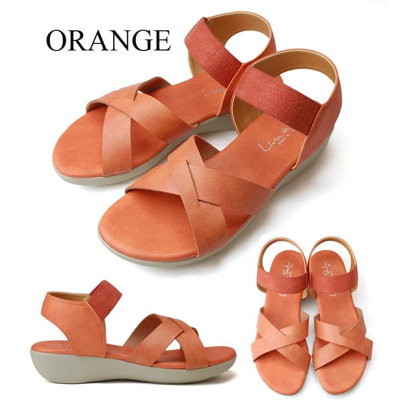 サンダル レディース 歩きやすい 疲れない 脱げない かかとあり かかと