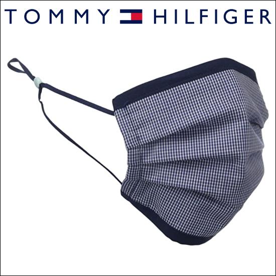 TOMMY HILFIGER 3枚セット トミー ヒルフィガー マスク ネイビー系 FACE MASK NAVY 3PCS SET ...
