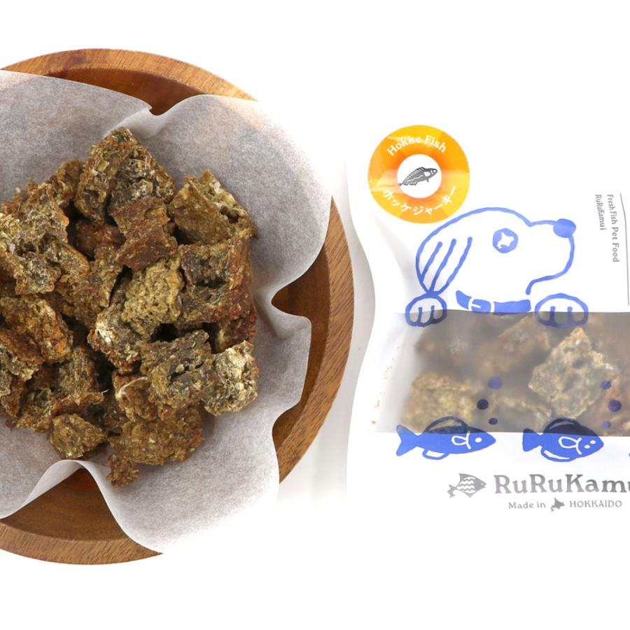 犬 おやつ 魚 ホッケジャーキー 60g(30g×2袋)【犬オヤツ】 犬おやつ無添加国産 北海道 ドッグフード ほっけ魚 ほっけジャーキー メール便 送料無料 : 函館えさん昆布の会 - 通販 ...