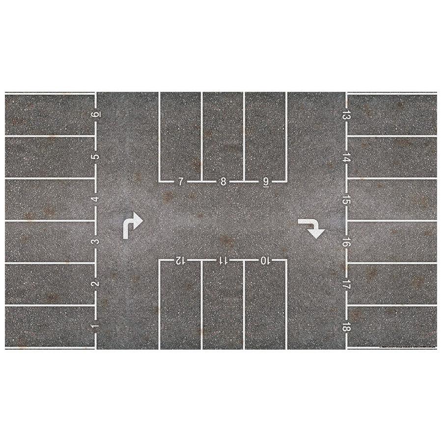 1/64 CXBS-C064-005a 421x251mm 駐車場 [箱庭技研]コレクションケースX用ベースシール : 箱庭技研 - 通販 - Yahoo!ショッピング