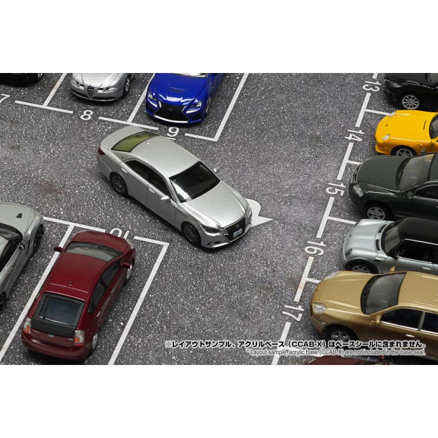 1/64 CXBS-C064-005a 421x251mm 駐車場 [箱庭技研]コレクションケースX用ベースシール : 箱庭技研 - 通販 - Yahoo!ショッピング