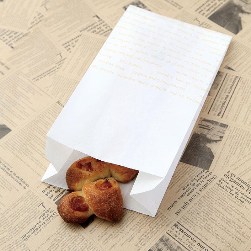 （食品テイクアウト袋）6640 レシピ柄耐油紙マチ付袋No.183 大/100枚入（K05-4571483412414） : 箱の店 - 通販 - Yahoo!ショッピング