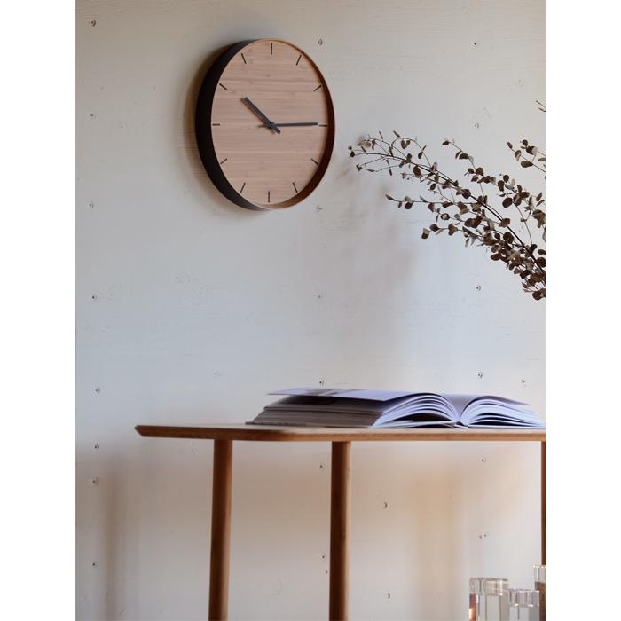 TEORI 【正規品】TEORI テオリ 時計 壁掛け時計 ウォールクロック wall clock 竹集成材 リビング雑貨プレゼント好適品 P ...