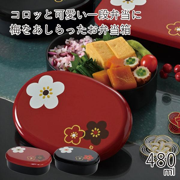 HAKOYA 弁当箱 1段 おしゃれ 小判一段弁当 480ml 華文様梅 日本製 : ハコヤショップ ヤフー店 - 通販 - Yahoo!ショッピング