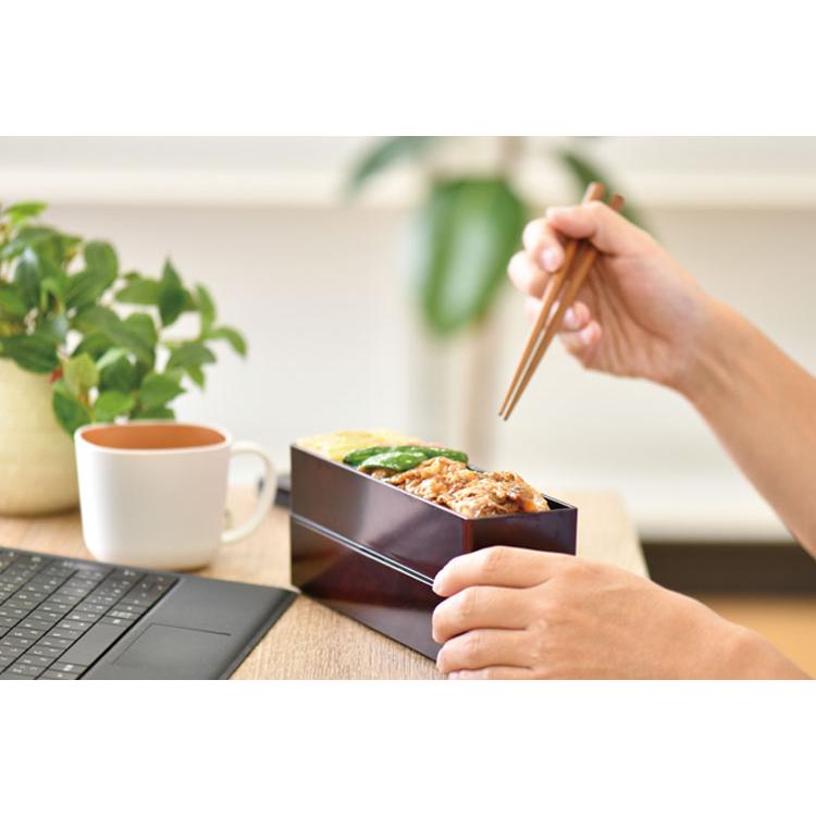HAKOYA 弁当箱 2段 おしゃれ スリム二段弁当840 840ml 木目 日本製 : ハコヤショップ ヤフー店 - 通販 - Yahoo!ショッピング