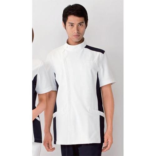 KAZEN 094 カゼン ナースウェア ジャケット 男性用 ケーシー 透け防止 ストレッチ素材 工業洗濯可 制菌 吸汗 制電 防汚 : 白衣ネット ヤフー店 - 通販 - Yahoo!ショッピング