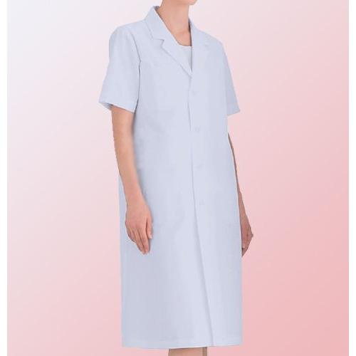 KAZEN 122-30 カゼン 白衣 診察衣 半袖 シングルボタン 女性用 制菌加工 吸汗性 防縮 ポケット付き ペン差し付き : 白衣ネット ヤフー店 - 通販 - Yahoo!ショッピング