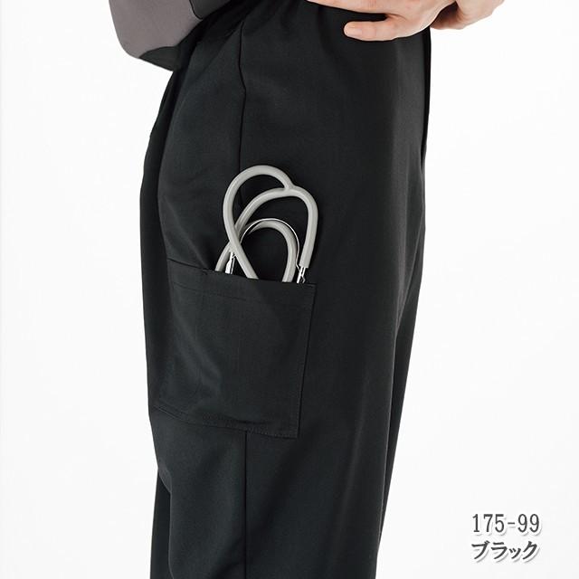 KAZEN 175 カゼン 白衣 ナースウェア パンツ 男女兼用 聴診器ポケット付き 工業洗濯可 制菌 透け防止 吸汗 制電 防汚 : 白衣ネット ヤフー店 - 通販 - Yahoo!ショッピング