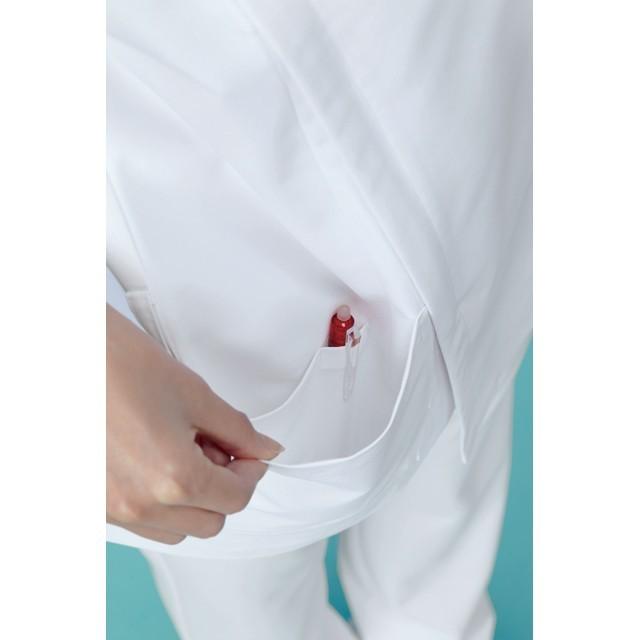 KAZEN 763-40 カゼン 白衣 ナースウェア ケーシー ジャケット 男女兼用 七分袖 工業洗濯可 制菌加工 透け防止 吸汗 制電 : 白衣ネット ヤフー店 - 通販 - Yahoo ...