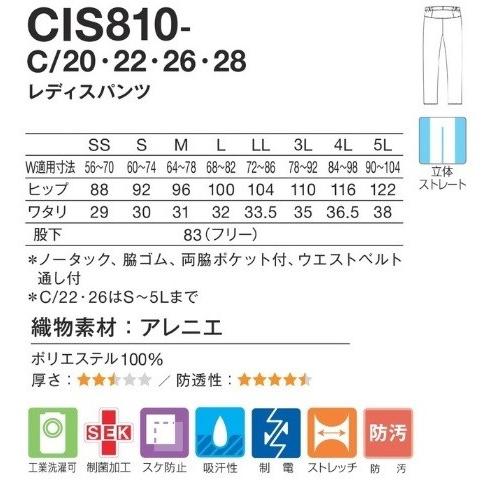 KAZEN CIS810 カゼン 白衣 ナースウェア パンツ 女性用 ストレート ノータック 脇ゴム 両脇ポケット付き ウエストベルト通し付き : 白衣ネット ヤフー店 - 通販 ...