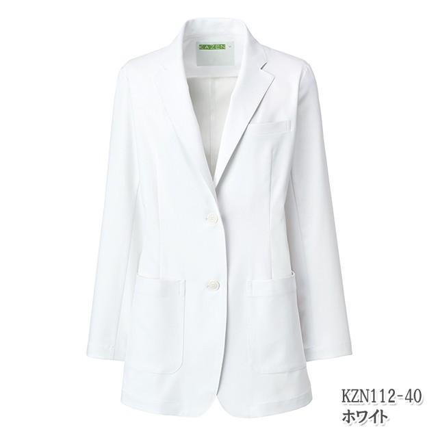 KAZEN KZN112 カゼン 白衣 診察衣 ブレザータイプ 女性用 長袖 シングルボタン タブレットポケット 制菌加工 工業洗濯可 透け防止 : 白衣ネット ヤフー店 - 通販 ...