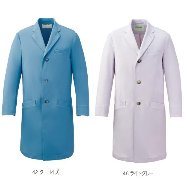 KAZEN KZN115 カゼン ドクターウェア ユーティリティコート 男女兼用 工業洗濯可 制菌加工 透け防止 制電 ストレッチ 防汚 タブレットポケット PHSポケット : 白衣ネット ...