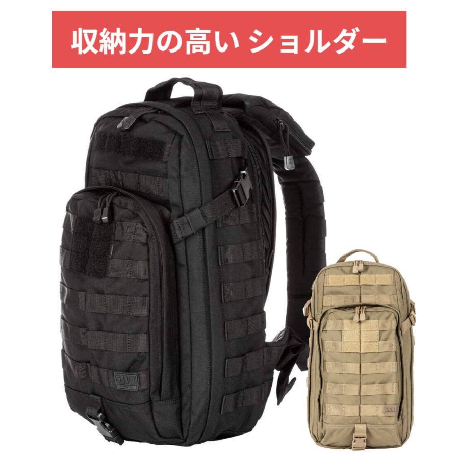 5.11 TACTICAL ショルダーバッグ RUSH MOAB-10 56964 メンズ ミリタリー 18L : ハクライ雑貨 - 通販 ...
