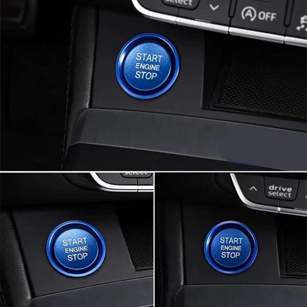 適用する アウディ A4L A5 A6L A7 A8 Q3 Q5 Q7 エンジンスタートボタンデコレーションリング 専用設計 : 55064941289 : 白山SHOP - 通販 ...