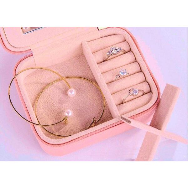 Anberotta ジュエリーボックス アクセサリー コスメ メイク ボックス ケース ポーチ 小物入れ 宝石 : 55073532287 : 白山SHOP - 通販 - Yahoo!ショッピング