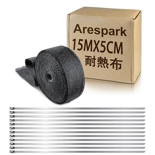 耐熱布 サーモ バンテージ アレスパーク(Arespark) 5cm x 15m グラスファイバー ガラス繊維 耐 : 白山SHOP - 通販 - Yahoo!ショッピング